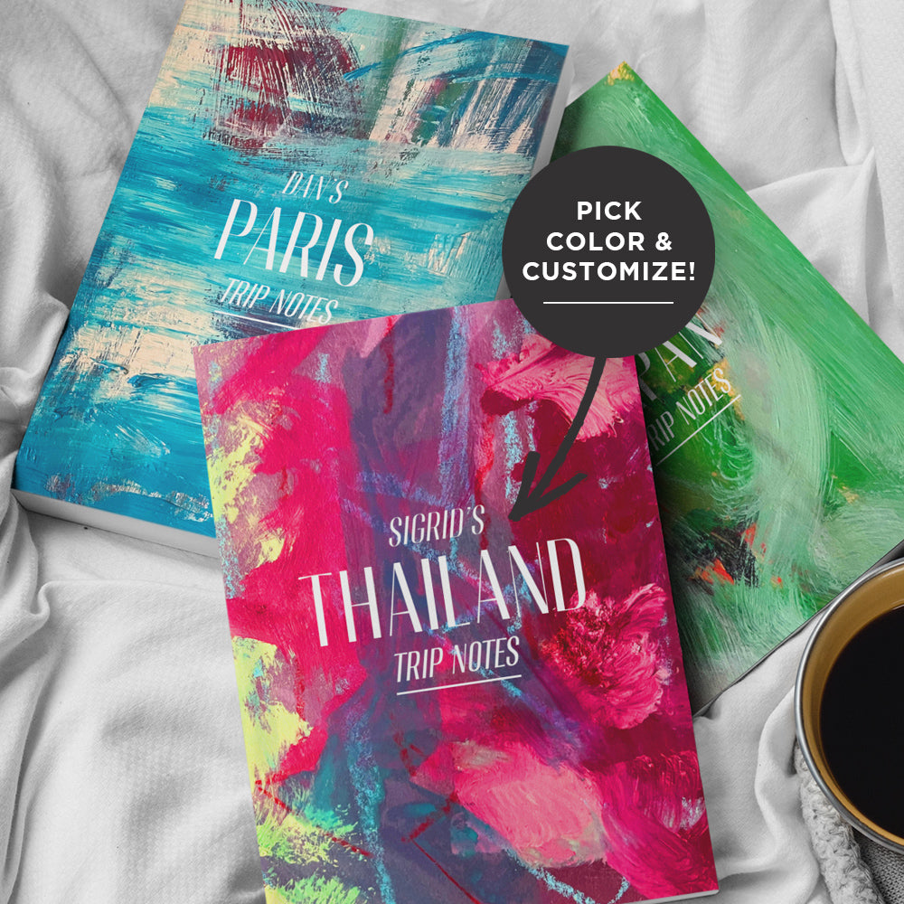 Personalized Trip Note Journal – Journo Travel Goods